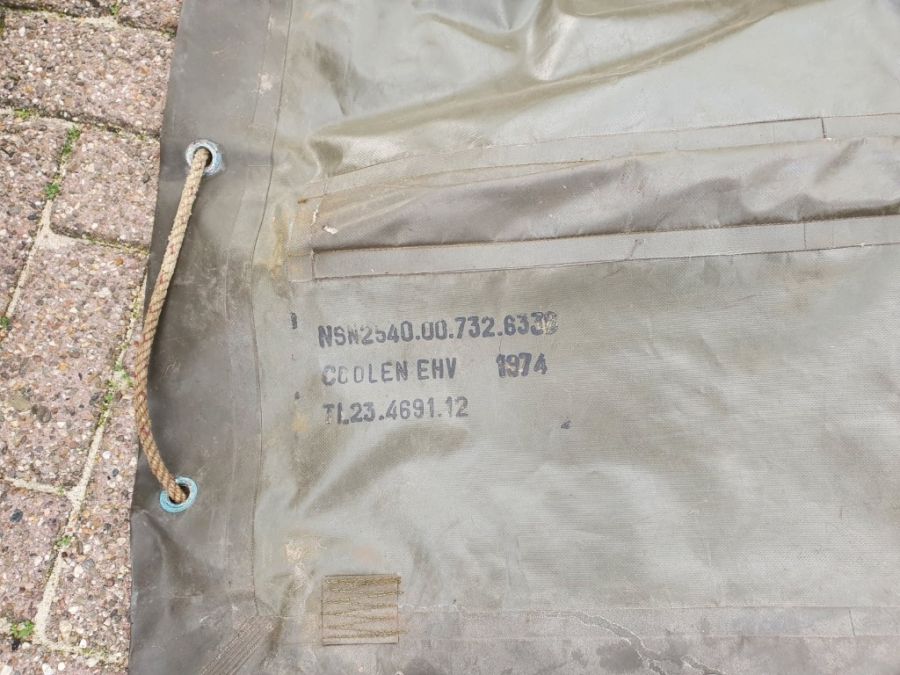 C Mooie originele polynorm Aanhanger met origineel zeiltje - Nekaf Jeep ...